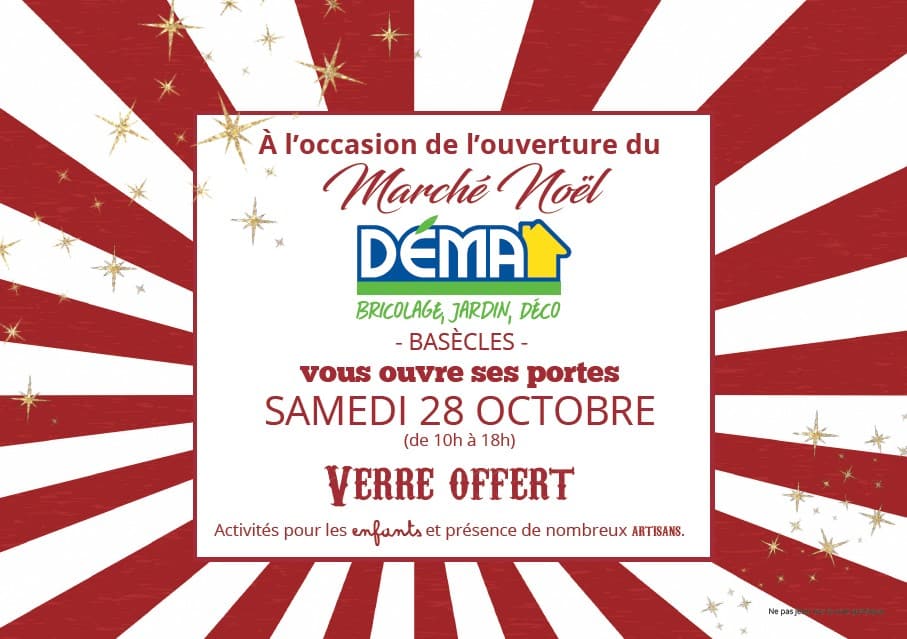 Ouverture du Marché de Noël DEMA | Sacrés Nœuds